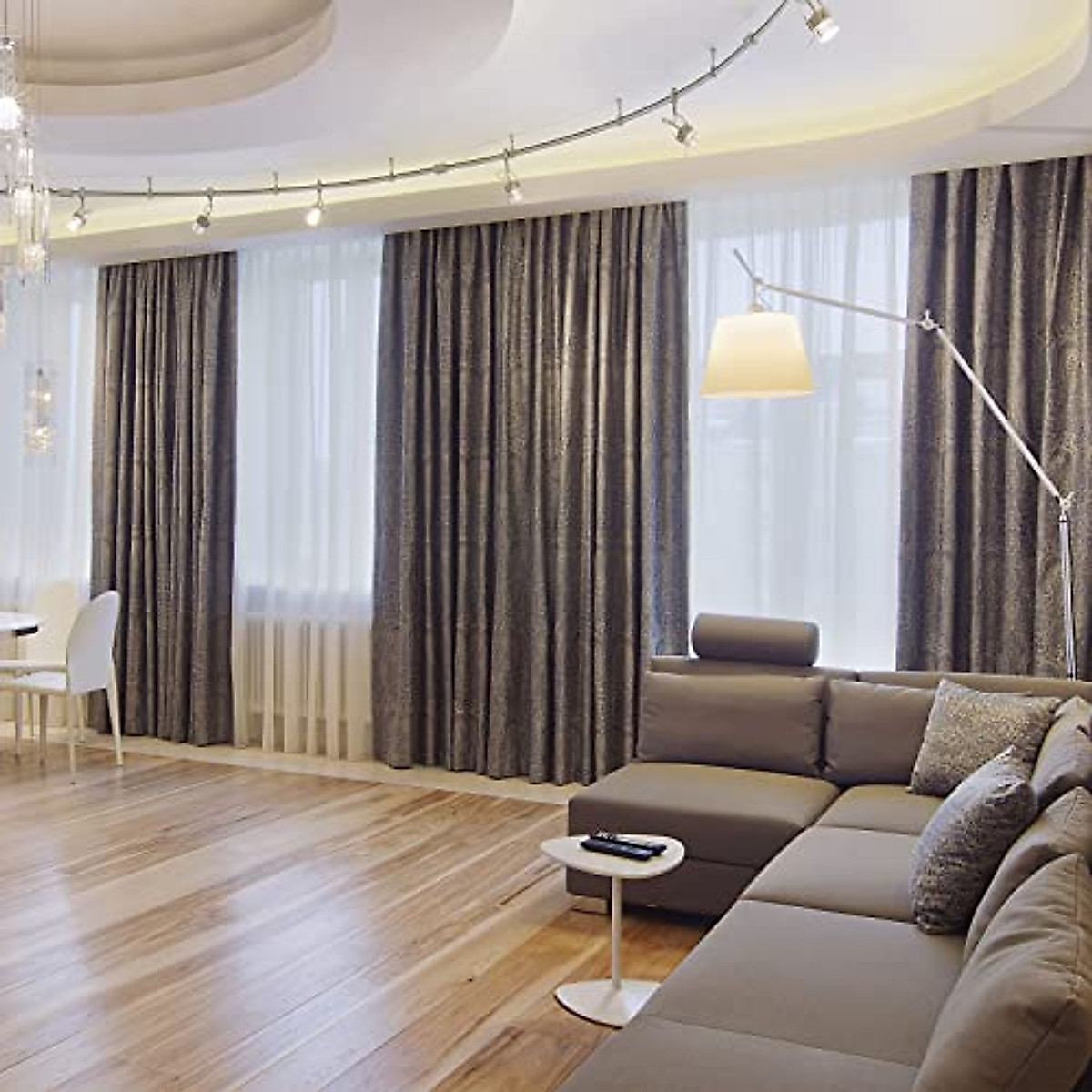 60 Pack Pinch Pleat Curtain Hooks for Drapes, 4-Prong Stainless Steel Drapery Pins (2.7 x 1 x 0.6 in)