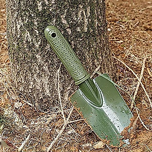 Garden Tool Shovel for Digging Gardening Trowel for Lawn Planting Alloy Spade Plastic Handle Anti Slippery