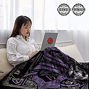 Dungeons & Dragons Player's Guide Fleece Throw Blanket - 45 X 60 Inches | Premium Quality Lightweight Blanket | Anime-Based Design - Cozy, Soft, and Warm for Gaming Nights and Beyond