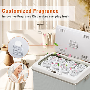 Hot Towel Warmer Heated for Bathroom: Large Bucket for Towels, Blankets and Bathtub, Luxury Warmers for Baby Kids Seniors Families, Portable Heat Dryer & Heater for Home Hotels Spa Gym Outdoor (35L)