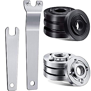 100mm Angle Grinder Replacement Parts - Angle Grinder Spanner wrench, Grinder Inner Flange Nut & Grinder Outer Flange Nut Compatible with Makita