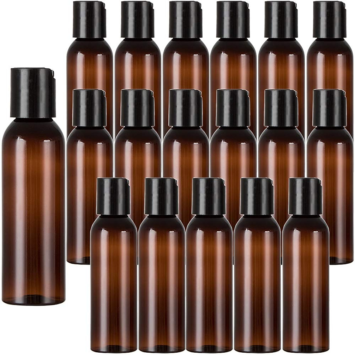 Qudasar Eerrhhaq 18 Pack 4oz Empty Plastic Refillable Containers