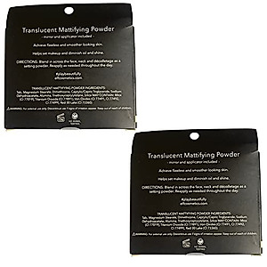 Pack of 2 e.l.f. Mattifying Powder, Translucent 83101