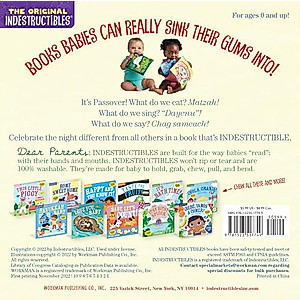 Indestructibles: Baby’s First Passover: Chew Proof · Rip Proof · Nontoxic · 100% Washable (Book for Babies, Newborn Books, Safe to Chew)