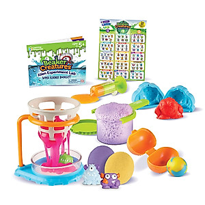Learning Resources Beaker Creatures Alien Experiment Lab, 18 Piece Set, Ages 5+,Science Exploration, Science Kit for Kids, Fun Science Experiments for Kids