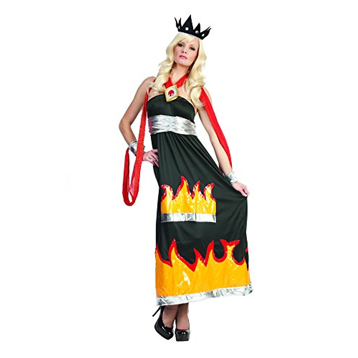 RG Costumes Women's Persephone, Black/Yellow/Red/Silver, One Size
