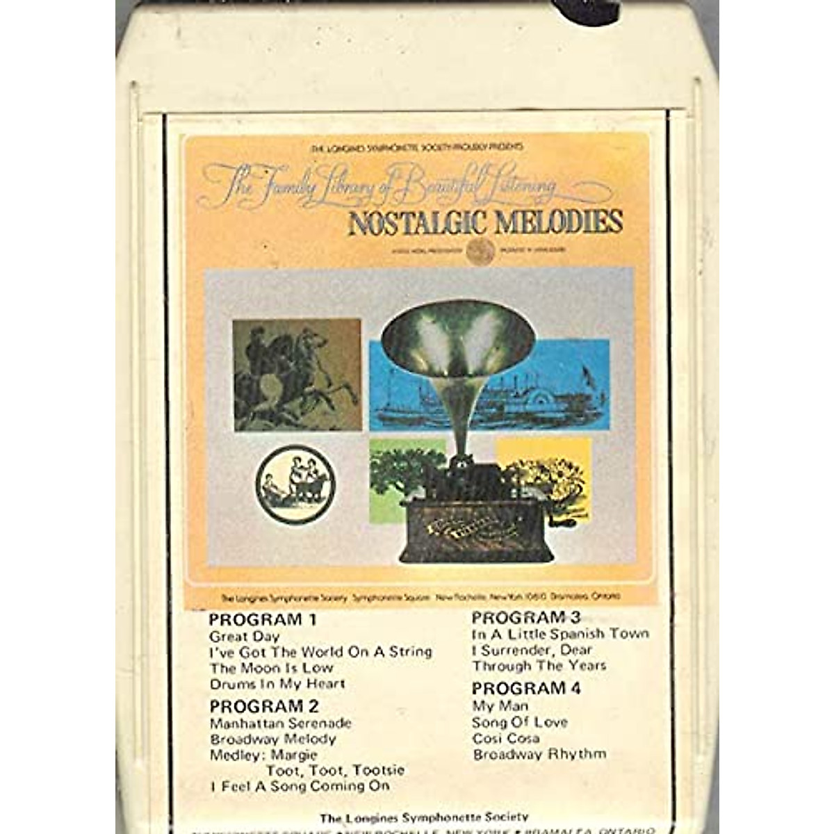 The Family Library Of Beautiful Listening - Nostalgic Melodies 8 Track Tape