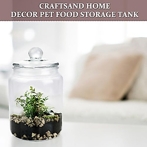 XPCARE Glass Jars for Laundry Room Organization Jars 0.5 Half Gallon Laundry Storage Glass Containers with Labels Organization with Lid for Laundry Detergent Laundry Pods Container, 2 Jars