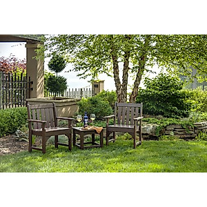 POLYWOOD GNB24MA Vineyard Garden Arm Chair, Mahogany