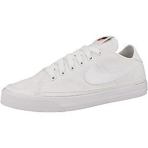 Nike Women's Low-Top Sneakers, White, 8