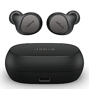 Jabra Elite 7 Pro in Ear Bluetooth Earbuds - Adjustable Active Noise Cancellation True Wireless Buds in a Compact Design MultiSensor Voice Technology for Clear Calls - Titanium Black