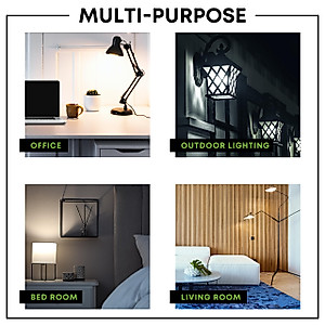 KOR Pack of 2 - FML27-65K Light Bulbs 27 Watt 4 Pin FML Lamp Replacement Bulb 6500K Natural Spectrum Daylight CFL 27W Plugin GX10Q-4 Base