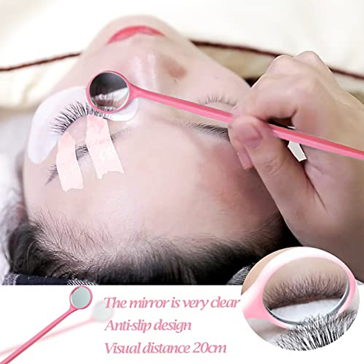 267 PCS Eyelash Extension Supplies Lash Extension Kit USB Air Conditioning Blower,Silicone Pad,Under Eye Gel Pads,Mini Makeup Mirror,Tapes,Tweezers,Glue Rings,Eyelash Brushes,Mini Applicator