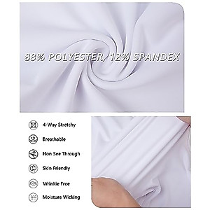 Agenlulu High Waisted Dress Pants for Women Bootcut Elastic Waist Pull On Work Slacks for Women Business Casual Yoga (White)