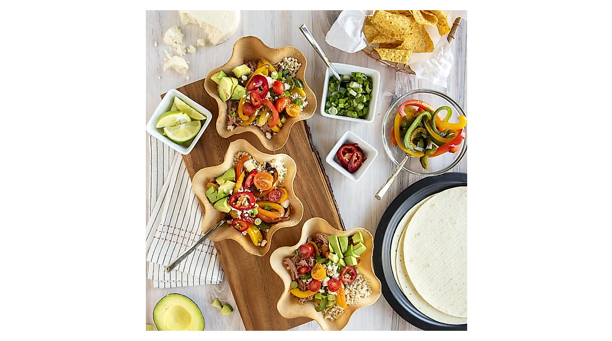 Nordic Ware Tortilla Bowl Maker Set - Make Tasty Taco Bowls Easily