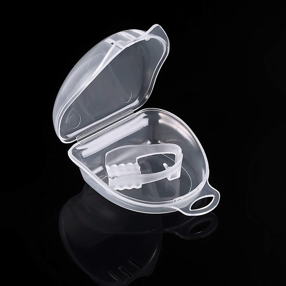 Gergxi Mouth Guard Brace,GergxiAnti Grinding Teeth Protector Dental Mouth Guard Grinding Bruxism Gum Shield, 40x30mm(1.57x1.18in)