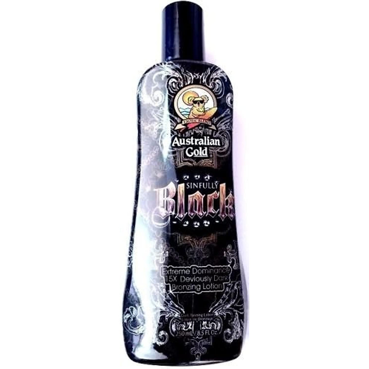 Australian Gold Sinfully Black Bronzer Tanning Lotion 8.5 Oz/ 250 Ml