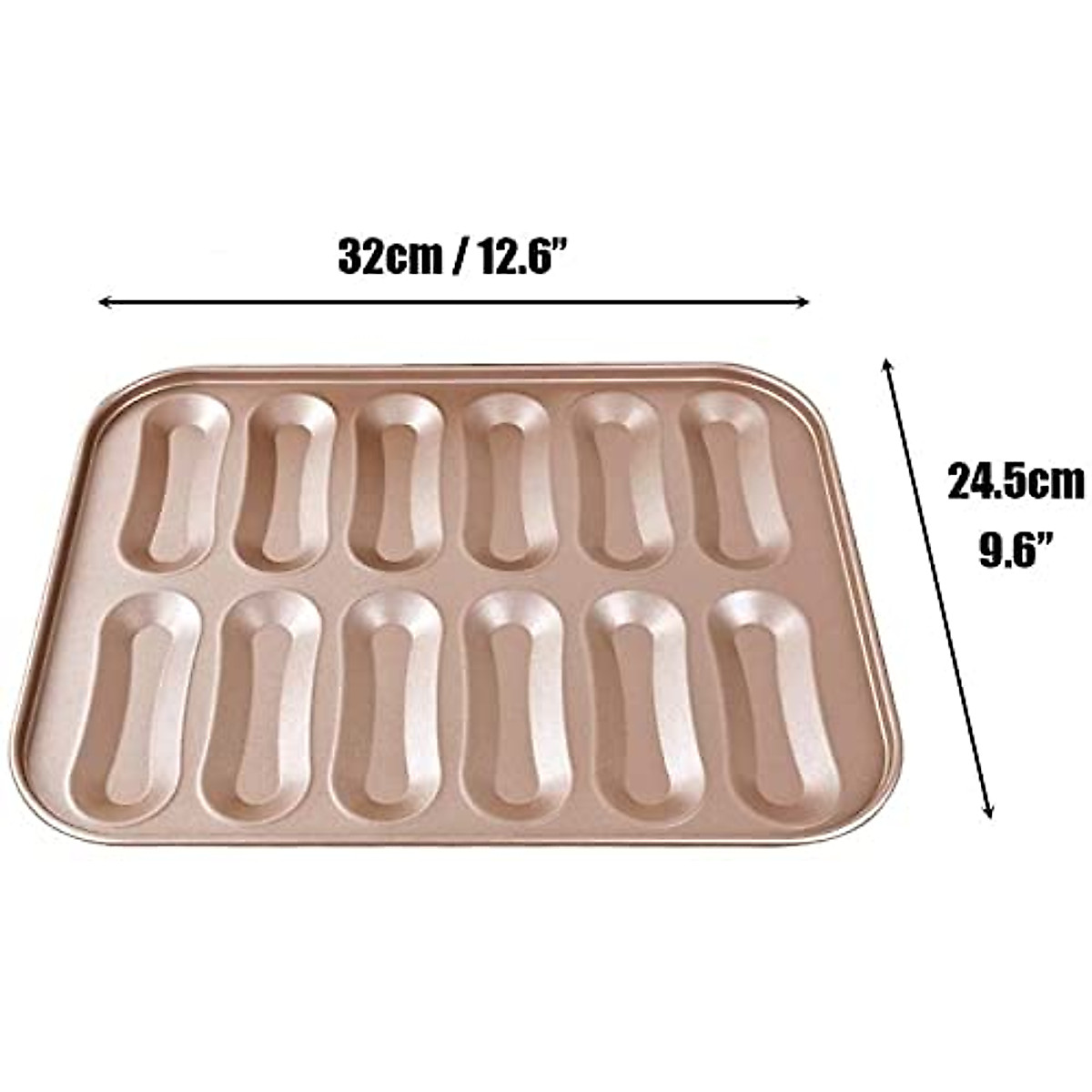 Non-Stick Mini Loaf Pan, Carbon Steel Baking Bread Pan, Mini Loaf Pan, Non-Stick Cake Pan, Bread Pan for Oven Baking