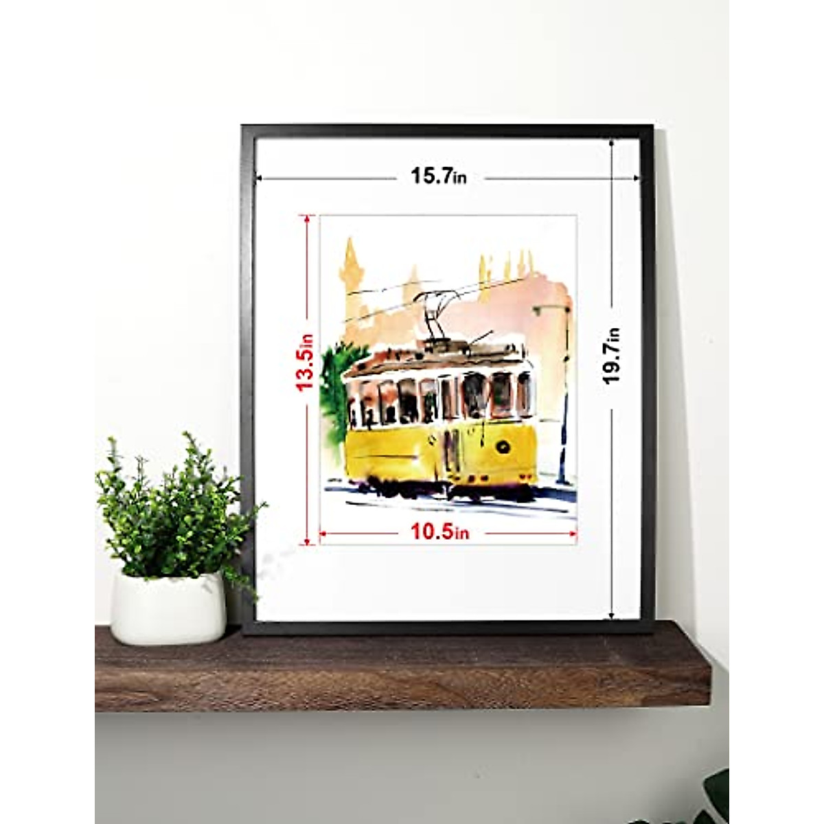 Annecy 16x20 Picture Frames (1 Pack, White), Simple Designed Photo Frame, For Pictures 16x20 for Wall Mounting, Classic Simple Home Office Decor