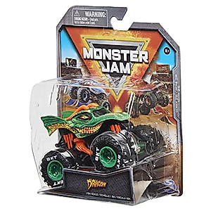 Monster Jam 2022 Spin Master 1:64 Diecast Truck: Chase True Heavy Metal Dragon