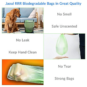 Small Garbage Bags 2.6 Gallon Biodegradable Trash Bags for Bathroom Office, Recycling Eco-Friendly Trash Can Liner with Strong Tear & Leak Resistant, Green, 80 Cts