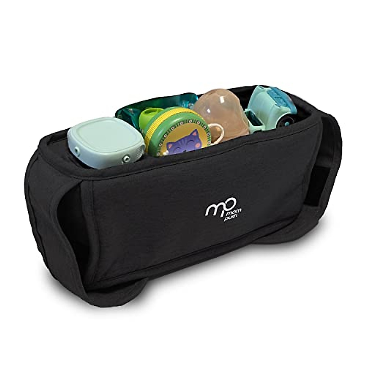 mompush Stroller Organizer with Shoulder Strap, Large Storage Space and Cup Holder, Stroller Accessories Fits for Popular Strollers