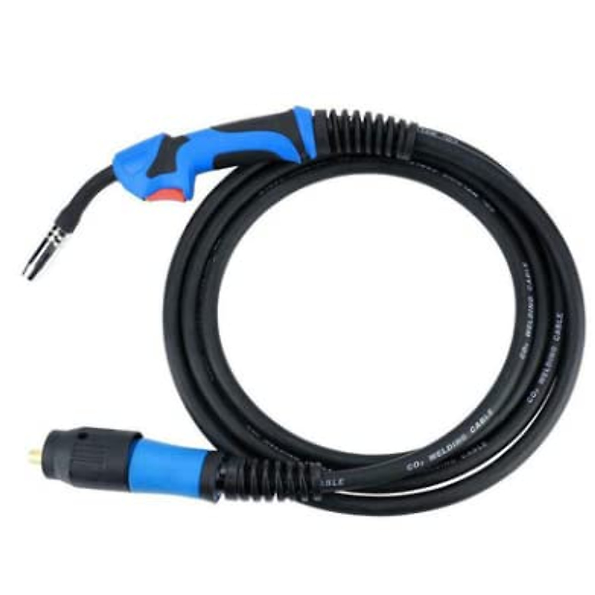 YILIKISS 15Ft MIG Welding Gun Euro Connector, Welding Gun Torch Welder Gun Stinger Replacement for 180A-500A Welding Machine fit 0.8 1.0 1.2mm Wire