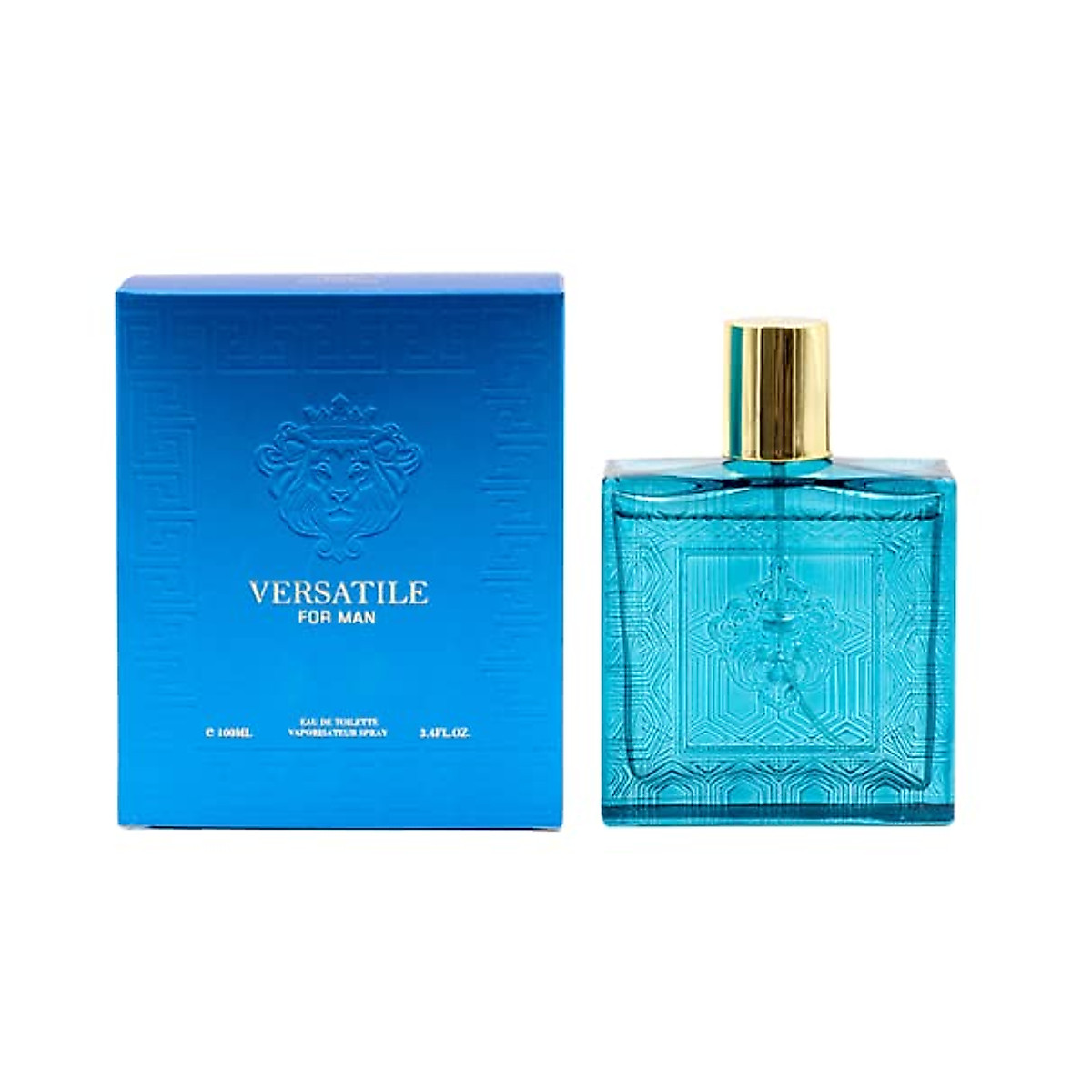 Lion Versatile Red Flame Cologne for Men - Natural Spray Eau De Toilette, 3.4oz Each - Pack of 2 Masculine Scents