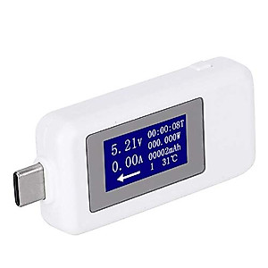 Tester, USB Tests, Accruacy-Built Easy To Use for Usb Type-C Usb Home Use Computer(white)