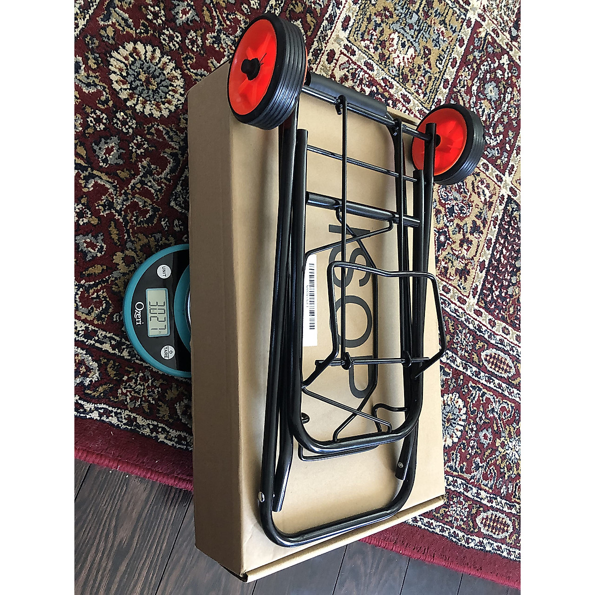 ISOP Shopping Cart Dolly 2 Wheels | Folding Lightweight Hand Truck | Utility Trolley | Portable Foldable | Easy-to-Store - 2 Wheels