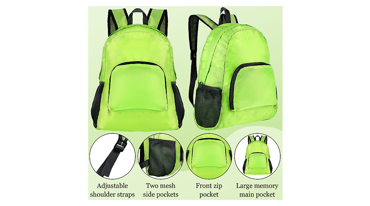 Buy 36 Colorful Foldable Backpacks - Lightweight School & Travel Bags
