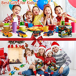 Dinosaur Toys 6 Pcs Pull Back Cars Dinosaur Toys for Kids 3-5 Toddler Boy Toys Age 3 4 5 and Up Dinosaur Car Toys for 3-7 Year Old Boys Girls Dinosaur Games Birthday Easter Gifts for Kids Party Favors