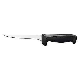 Mundial 6-Inch Narrow Stiff Boning Knife, Black