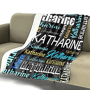 JOYXBUY Personalized Blankets with Name Custom Blanket for Adult Kids Baby Customized Blanket Monogrammed Blankets Gifts for Women Men Girls Boys