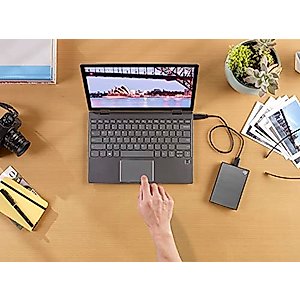 Seagate One Touch, 4TB, Portable External Hard Drive, PC Notebook & Mac USB 3.0, Space Grey, 1 Year Mylio Create, 4 mo Adobe CC Photography, Amazon Excl. (STKB4000405)