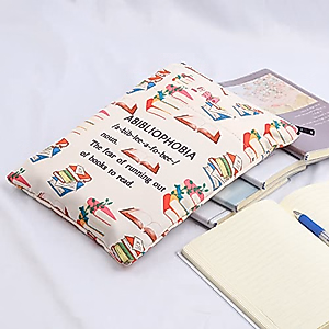 Book Nerd Book Sleeve Reading Book Protector Book Lover Gift Abibliophobia Book Cover Bookworm Gift Book Club Gift