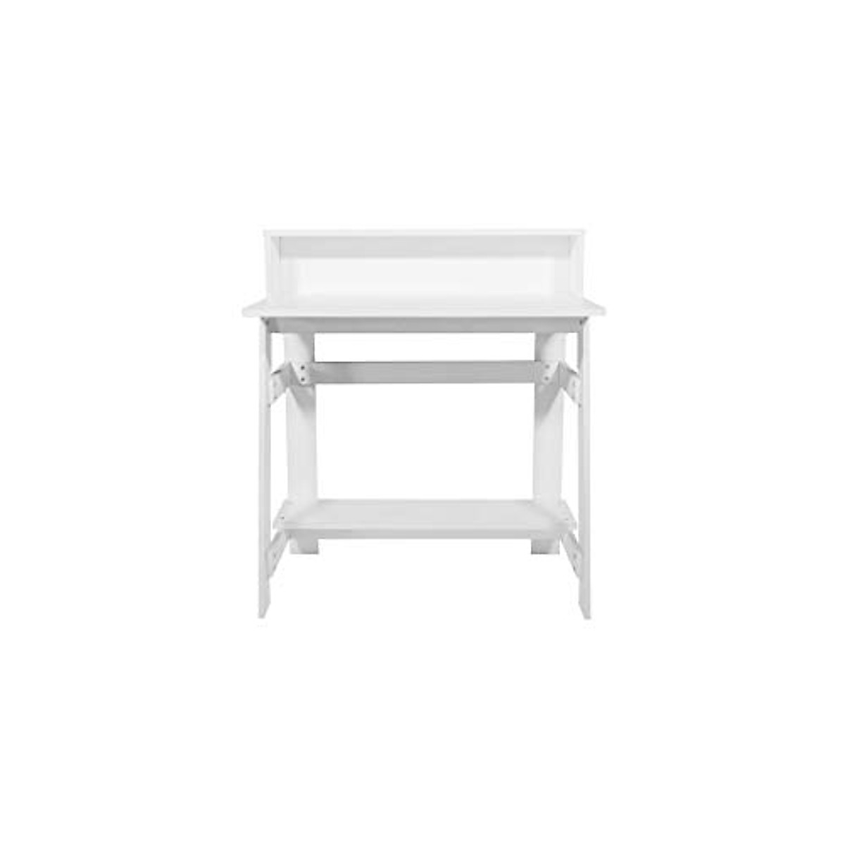 OneSpace Lennox Hutch Computer Desk, White