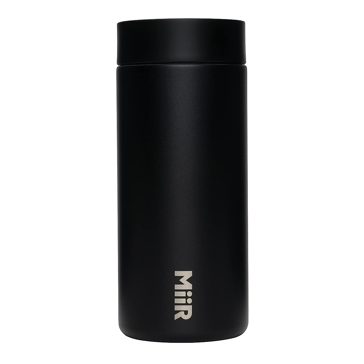 MiiR, 360 Traveler, Stainless Steel Double-Wall Vacuum Insulated Tumbler, Black, 12 Fluid Ounces
