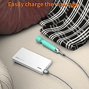 JXMOX USB Charger Cord 2.5mm, (2-Pack 3ft) Replacement DC Charging Cable (Grey)