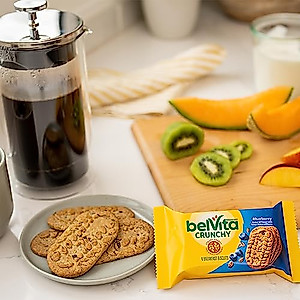 belVita Blueberry Breakfast Biscuits, Value Pack, 12 Packs (4 Biscuits Per Pack)