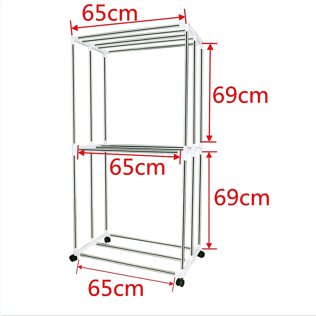 Portable Foldable Clothes Dryer Electric Drying Rack with Heater Low Noise Touch Screen for Home,RV,Student Dorm and Apartment Indoor