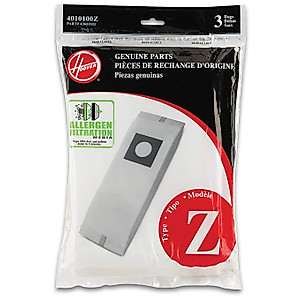 Hoover Microfiltration Vacuum Bags Type Z (4010100Z) 3 Pack