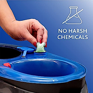 O-Cedar PACS Hard Floor Cleaner, Crisp Citrus Scent 10ct (1-Pack) | Made with Naturally-Derived Ingredients | Safe to Use on All Hard Floors | Perfect for Mop Buckets