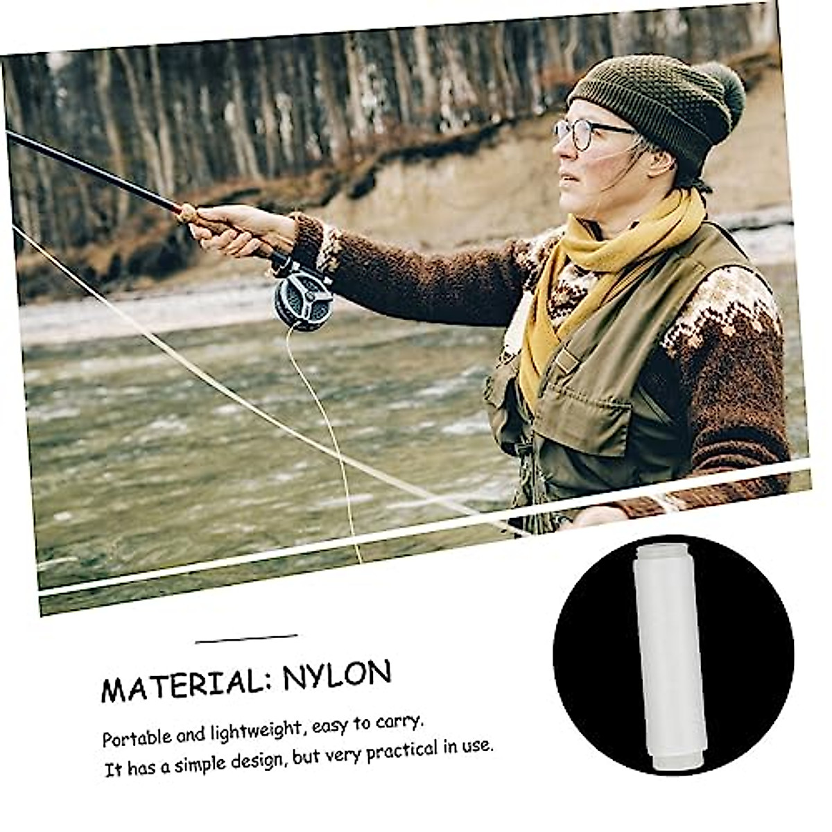 INOOMP 2 Rolls High Elastic Fishing Line Invisible Fishing Nylon Fishing Wire Fishing String Mono Fishing Line Wear-Resistant Fishing Line Portable Fishing Line Outdoor Fishing Line Braid
