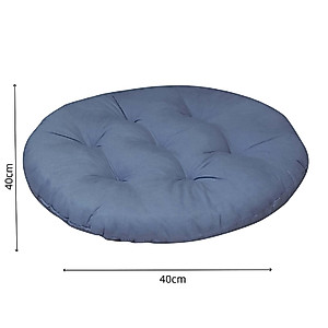 Aubatece 16 Inch Round Chair Pad Seat Cushion,Soft Outdoor Bistro Chair Cushions,Round Floor Seat Cushions for Office Bedroom Living Room Patio Deck Furniture (Brown)