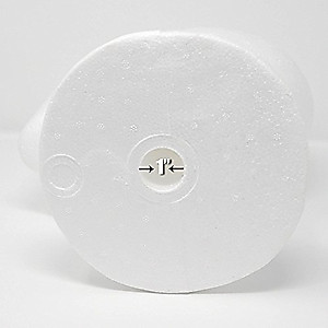 A1 Pacific Female Styrofoam Mannequin Head, 11" L