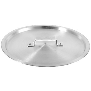 Winco ALPC-20 Heavy-Duty Aluminum Stock Pot Cover, 20 Quart, Silver