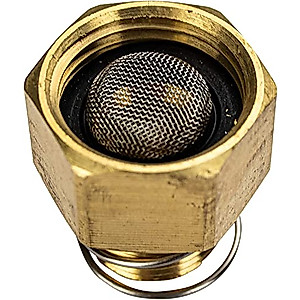 Simpson Cleaning 7100051 Replacement 3/4-Inch Female Garden Hose for Pressure Washer Pumps, 1/2-Inch MNPT, Gold