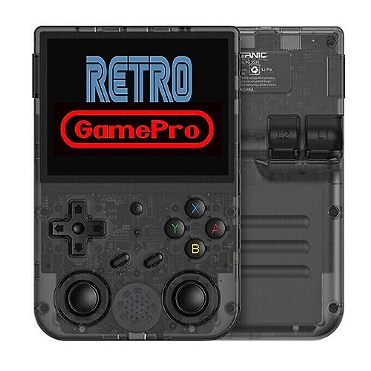 RG353VS Retro Handheld Game Linux System RG3566 3.5 inch IPS Screen,RG353VS with 64G TF Card Pre-Installed 4452 Games Supports 5G WiFi 4.2 Bluetooth Online Fighting,Streaming and HDMI