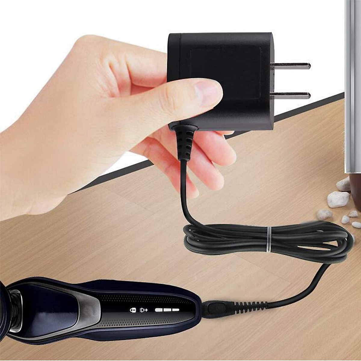 Replacement Power Supply Charger Adapter Cord Compatible with Shaver Charger HQ8505 7000 5000 3000 Series Electric Shaver Razor, Aquatec, Arcitec, Multigroom Beard Trimmer